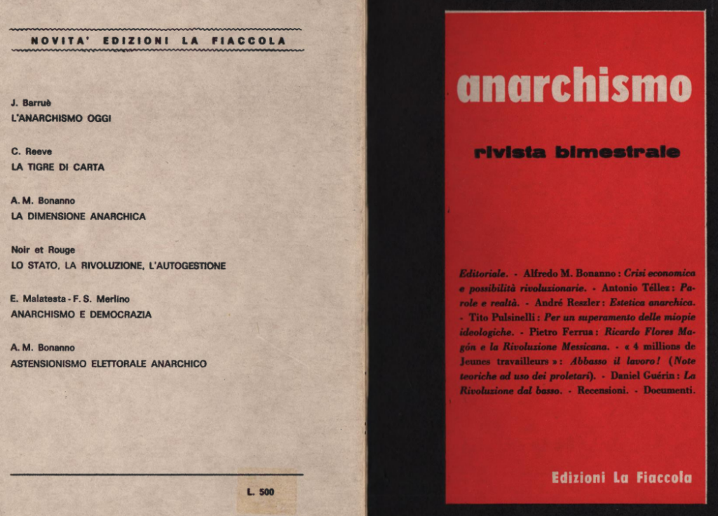 What “Anarchismo” is and how it functions (1978)